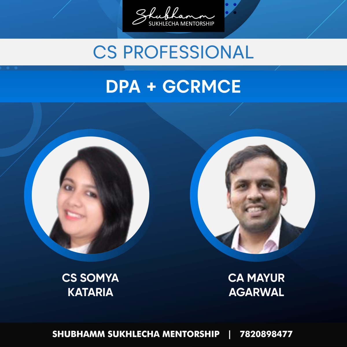 CS Professional – Shubham Sukhlecha Mentorship