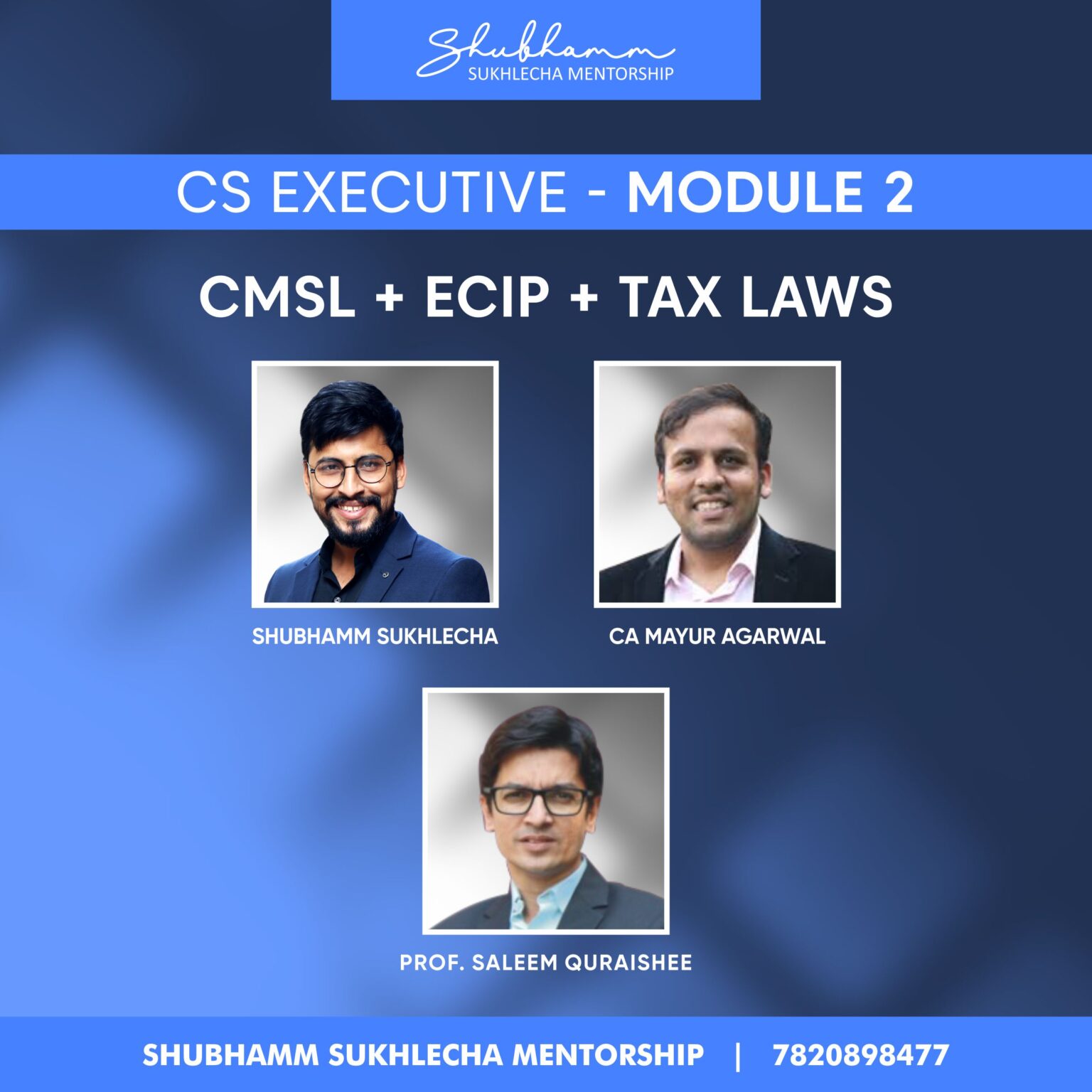 CS Executive Module 2 Combo – (CMSL + ECIP + Tax Laws) (2022 New ...